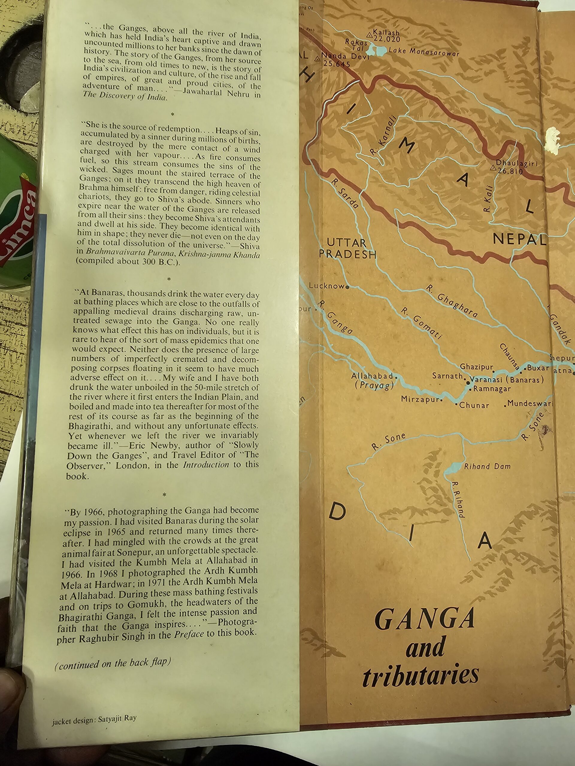 USED GOOD CONDITION GANGA SACRED RIVER OF INDIA , RAGHUBIR SINGH , ERIC ...